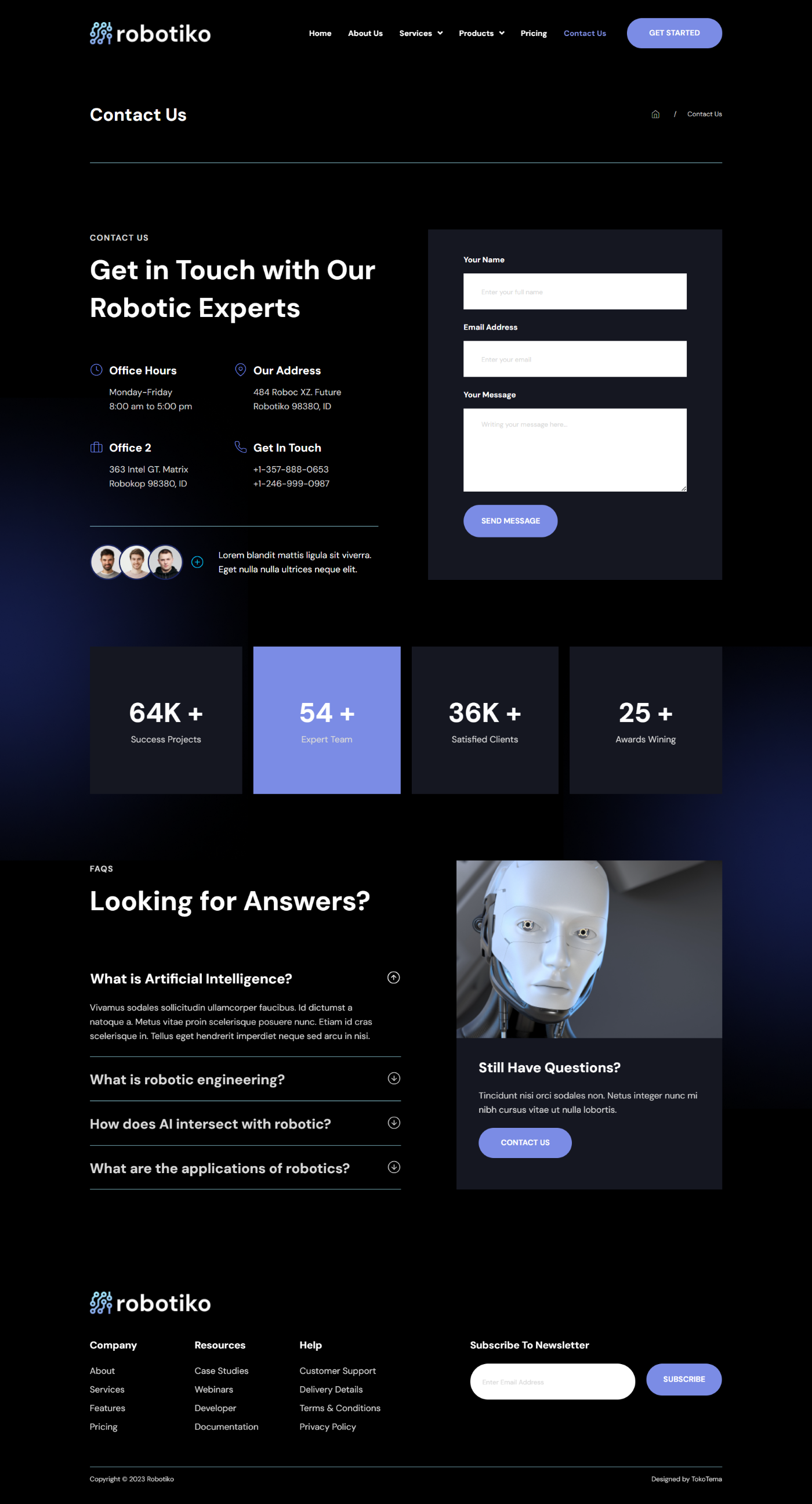 Robotiko - Robotic & AI Elementor Template Kit by Tokotema | ThemeForest